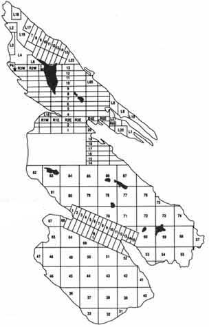 Survey Map of Salt Spring Island